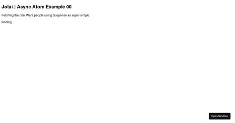Jotai Async Atom Example 00 Codesandbox