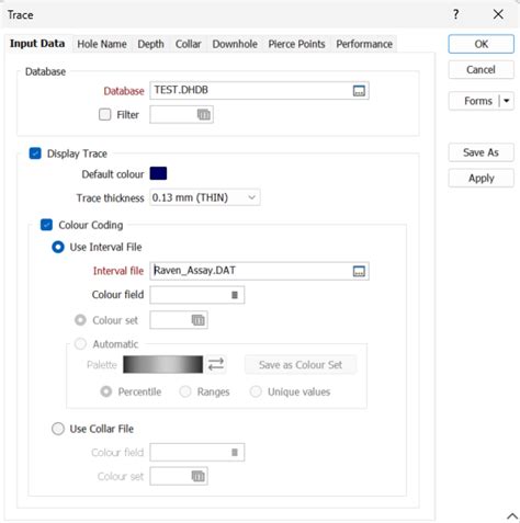 Linking A Core Image To Well Path Sampling Intervals Micromine Origin And Beyond