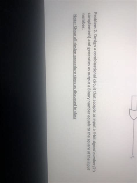 solved problem 2 design a combinational circuit that
