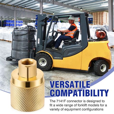 Re7141f Female Forklift Propane Tank Connector Adapter Valve Re7141f