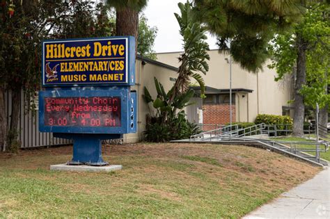 Hillcrest Drive Elementary School In Los Angeles Ca