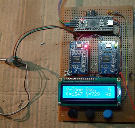 A Dual Audio Frequency Generator With 2 DDS Modules Micromaker De