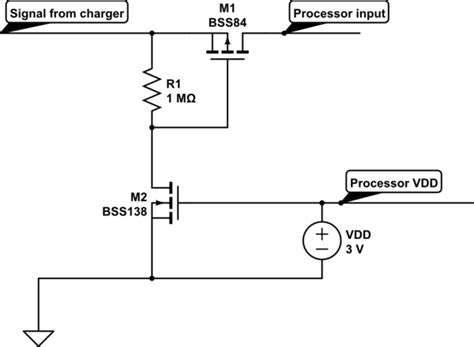Microcontroller How Can I Protect An Input Signal To Unpowered Cmos Electrical Engineering