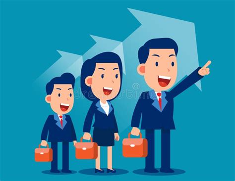 Team Unity Of Purpose Business Vector Illustration Concept Stock