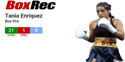 Boxrec Tania Enriquez