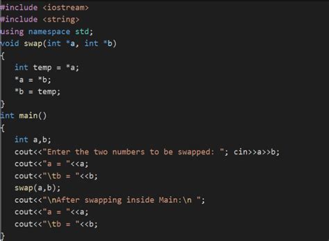 Passing Parameters To A Function In C