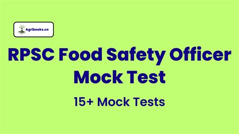Rpsc Food Safety Officer Mock Test Agri Books
