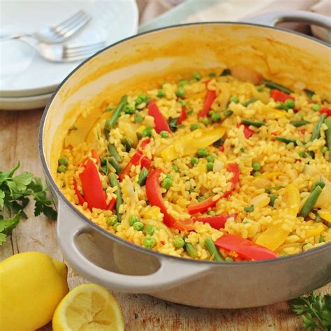 Easy One Pot Vegetable Paella Vegan Easy Peasy Foodie