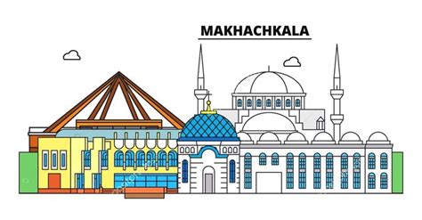 Рисунки карандашами и красками о городе Махачкала.