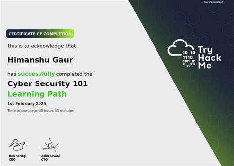 Cybersecurity Tryhackme Learningpath Ethicalhacking Pentesting