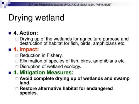 PPT Environmental Impact Assessment EIA And Mitigation Measures PowerPoint Presentation ID