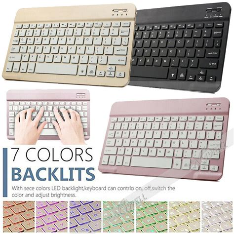 Portable Bluetooth Keyboard For Samsung Galaxy Tab A S S E S Tablet Pc Ebay
