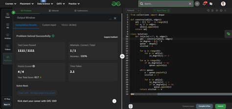 Geekstreak2024 Directedgraph Cycledetection Topologicalsort Navaneeth Tulasi Das Seerla