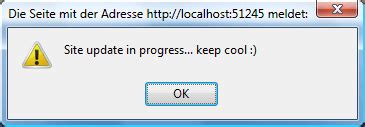 Code Inside Blog HowTo ASP NET MVC Anwendungen Updaten App Offline Htm AJAX
