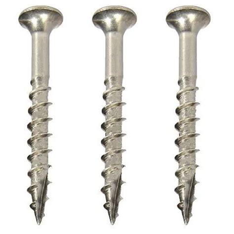 10 X 3 Bugle Head Deck Screws Stainless Steel Square Drive Wood