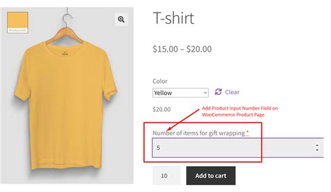 How To Customize The Woocommerce Product Page With A Product Input