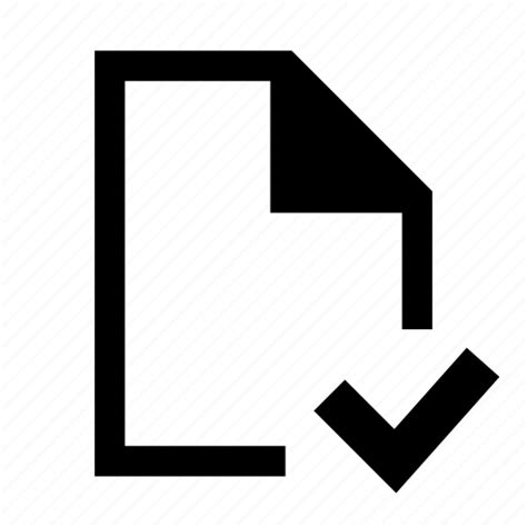 File Document Page Read Check Validate Verified Icon Download