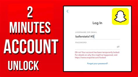 How to unlock a locked Snapchat account | temporary Locked Snapchat account Open in just 2 ...