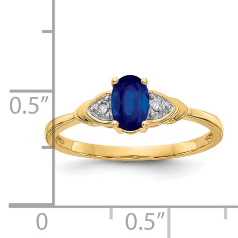 14k Sapphire And Diamond Ring Sunshine Jewelers