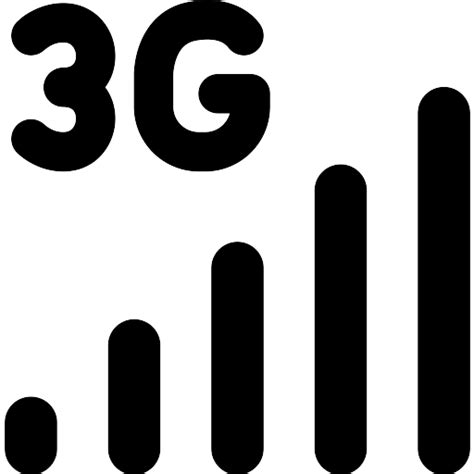 Cellular 3g Icon Svg Png Free Download