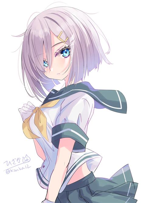 Hamakaze Kantai Collection Drawn By Hizaka Danbooru