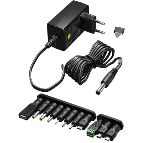 NIET GESTABILISEERDE UNIVERSELE ADAPTER AC INGANG DC UITGANG 12VDC