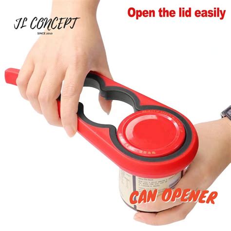 Jl Household Anti Slip Silicone Can Opener Bottle Cap Opener Jar Opener