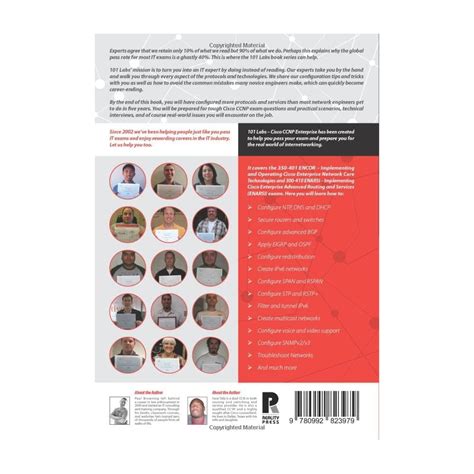 Buy 101 Labs Cisco CCNP Enterprise Hands On Labs For The CCNP 350 401 ENCOR 300 410 ENARSI