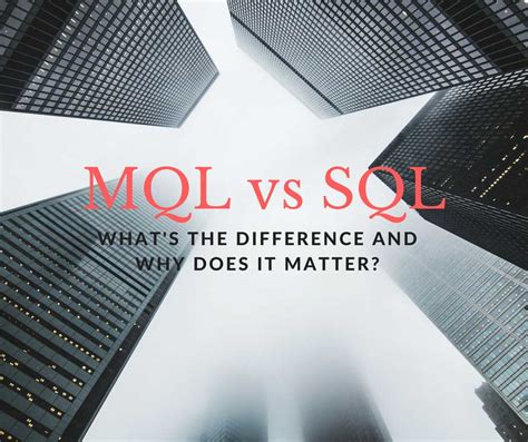 Difference Between Mql And Sql And Why It Matters Bambrick