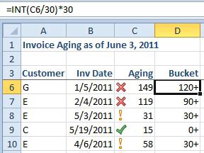 Excel Calculate Receivable Aging Excel Articles