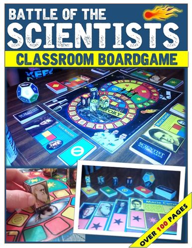 Battle Of The Scientists The Ultimate Science Board Game Teaching Resources