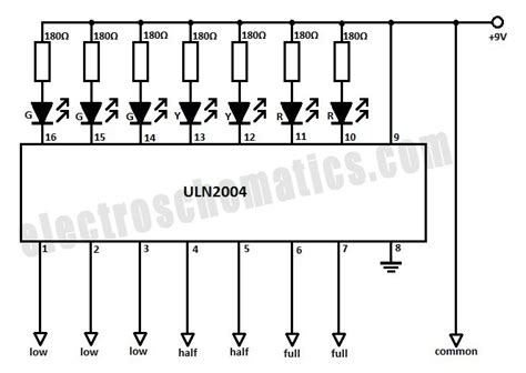 Simple Water Level Indicator ElectroSchematics Com