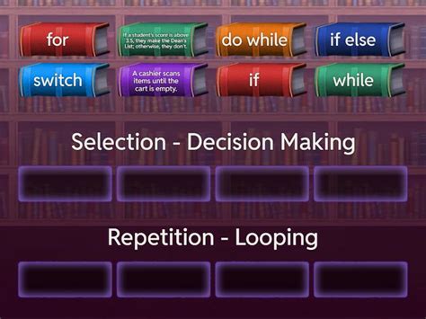 Control Structure Group Sort