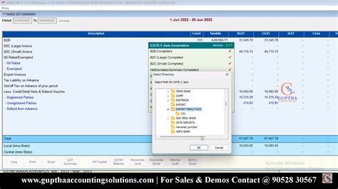 how to export gstr 1 report marg erp into excel csv json formats in
