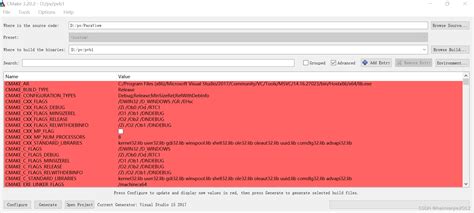 paraview源码解析1：windows下cmake编译paraview源代码