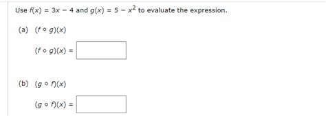 Solved Consider The Following Functions F X X G X X Chegg