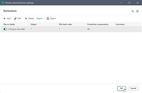 Adding Application Exception To Kaspersky Firewall