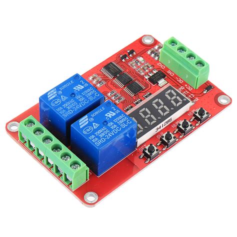 Pcs Channel Multi Function Module Delay Self Lock CycleTiming Timer V Alexnld