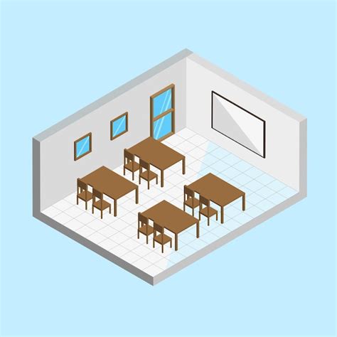 Isometric Furniture Classroom Images Free Download On Freepik