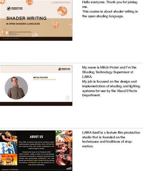 Shader Writing In Open Shading Language ACM SIGGRAPH 2023 Courses