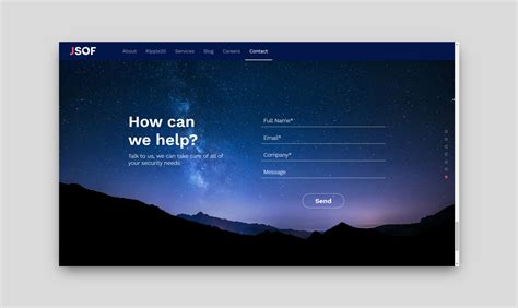 Jsof Website Behance