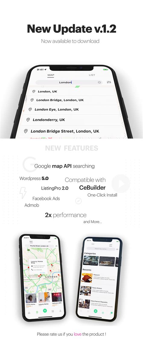 codemarket listpro listing directory react native template