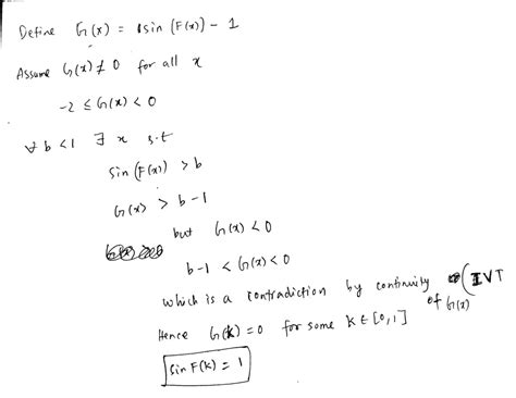 Solved Prove This By Using Combination Of Evt Ivt And Proof By Course Hero