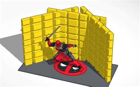 3d Design Deadpool Tinkercad