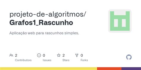 Github Projeto De Algoritmos Grafos Rascunho Aplica O Web Para Rascunhos Simples