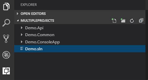 Multiple Projects With Net Core And Visual Studio Code Code Buckets
