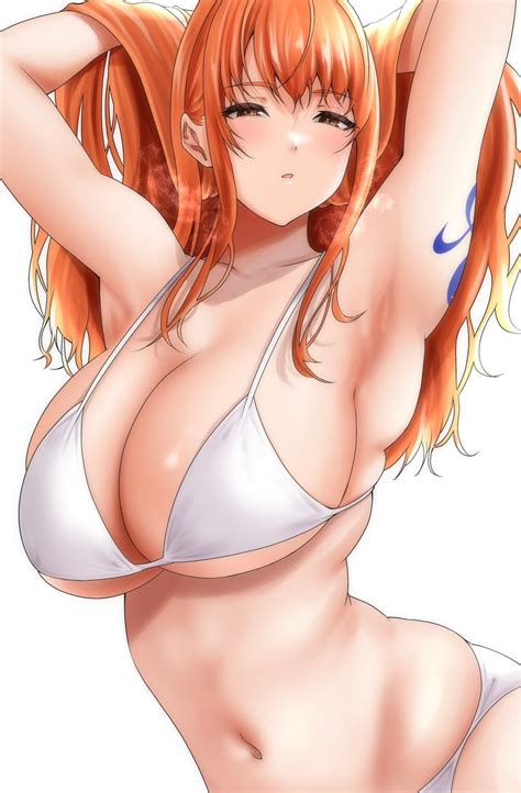 Nami One Piece Drawn By Moriton Danbooru