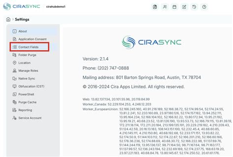 Setting Up Your Contact Field Settings In Cirasync — Cirasync