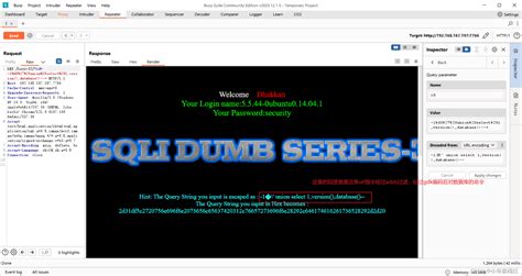 渗透测试 简单的sql漏洞利用 扫描sql注入点 Csdn博客