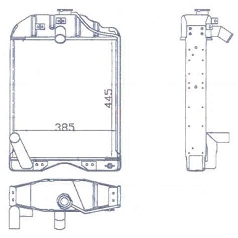 MASSEY FERGUSON 20 (0445 x 385 x 59 / 2MF101_10) - Aaron Radiator
